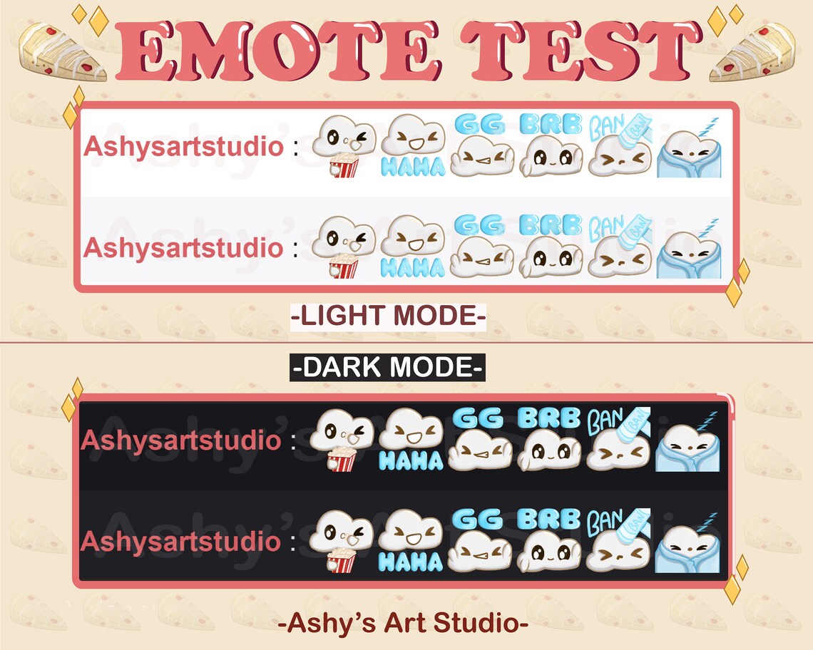 CLOUD EMOTES Pt 4| Twitch | Youtube | Discord | Emote | Raincloud Emote ...