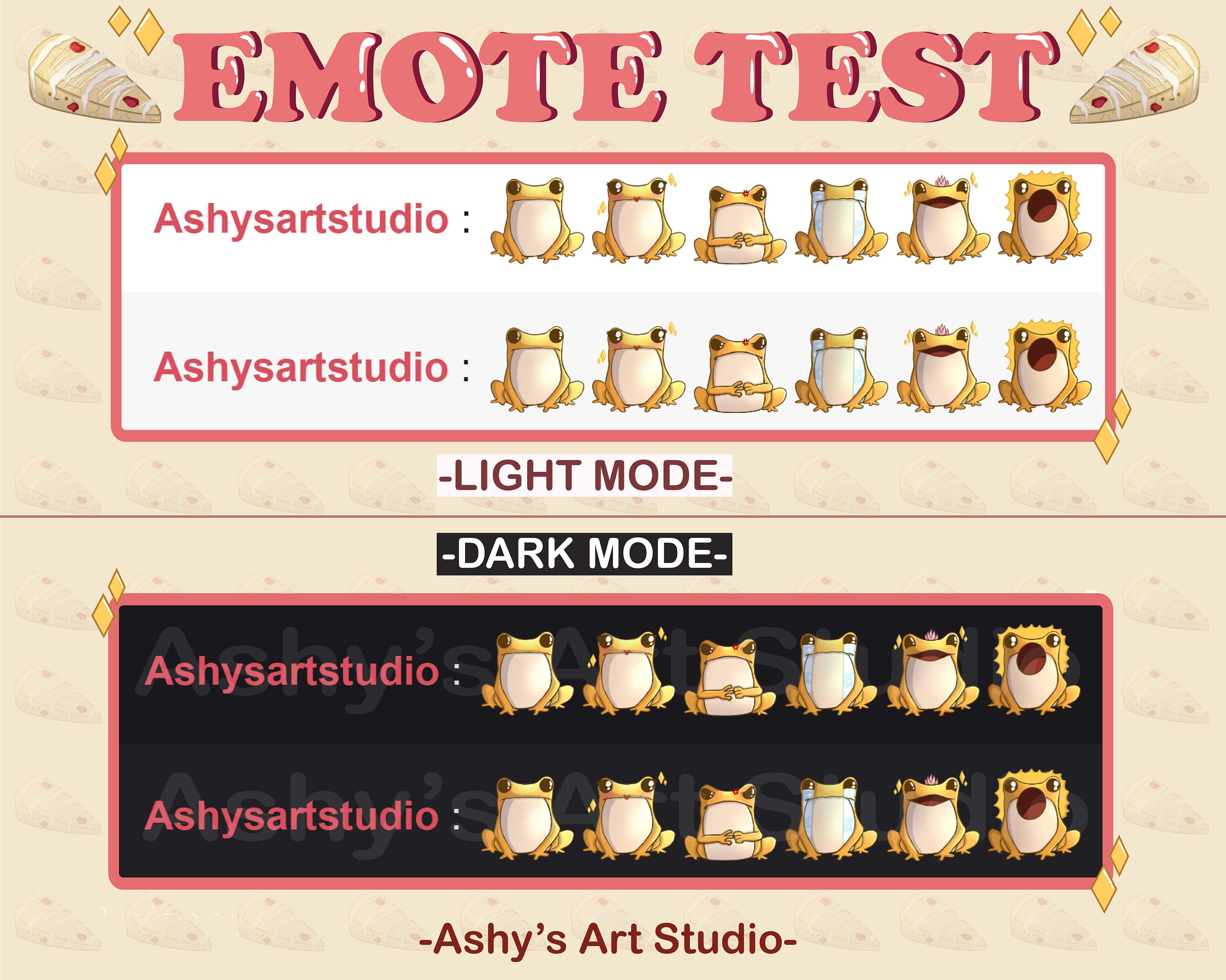 GOLD FROG EMOTES | Twitch | Youtube | Discord | Emote | Cute Frog Emote ...