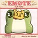 DUM TOAD EMOTE Twitch Youtube Discord Emote Toad Emote Frog Kawaii ...