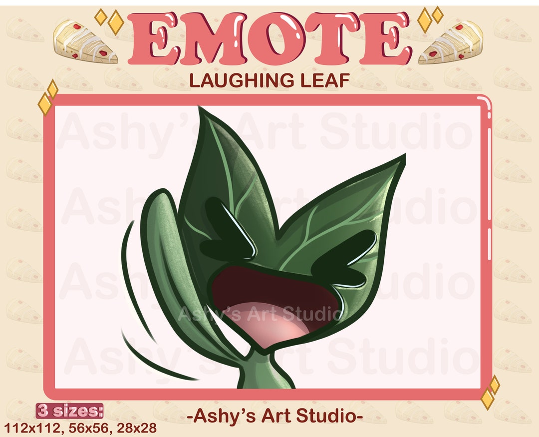 LAUGHING LEAF EMOTE | Twitch, Youtube, Discord, Emote, Leaf Emote ...