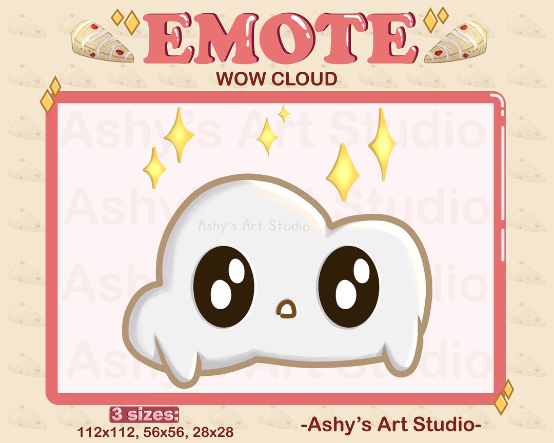 WOW CLOUD EMOTE | Twitch, Youtube, Discord, Emotes, Cloud Emote ...