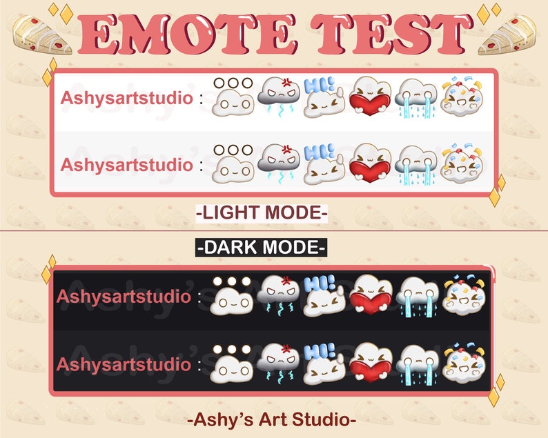 CLOUD EMOTES | Twitch | Youtube | Discord | Emote | Raincloud Emote ...