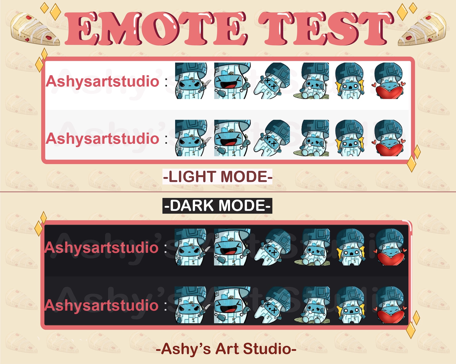 BLUE ANCIENT TECH Mushroom Emotes | Twitch | Youtube | Discord | Emotes ...