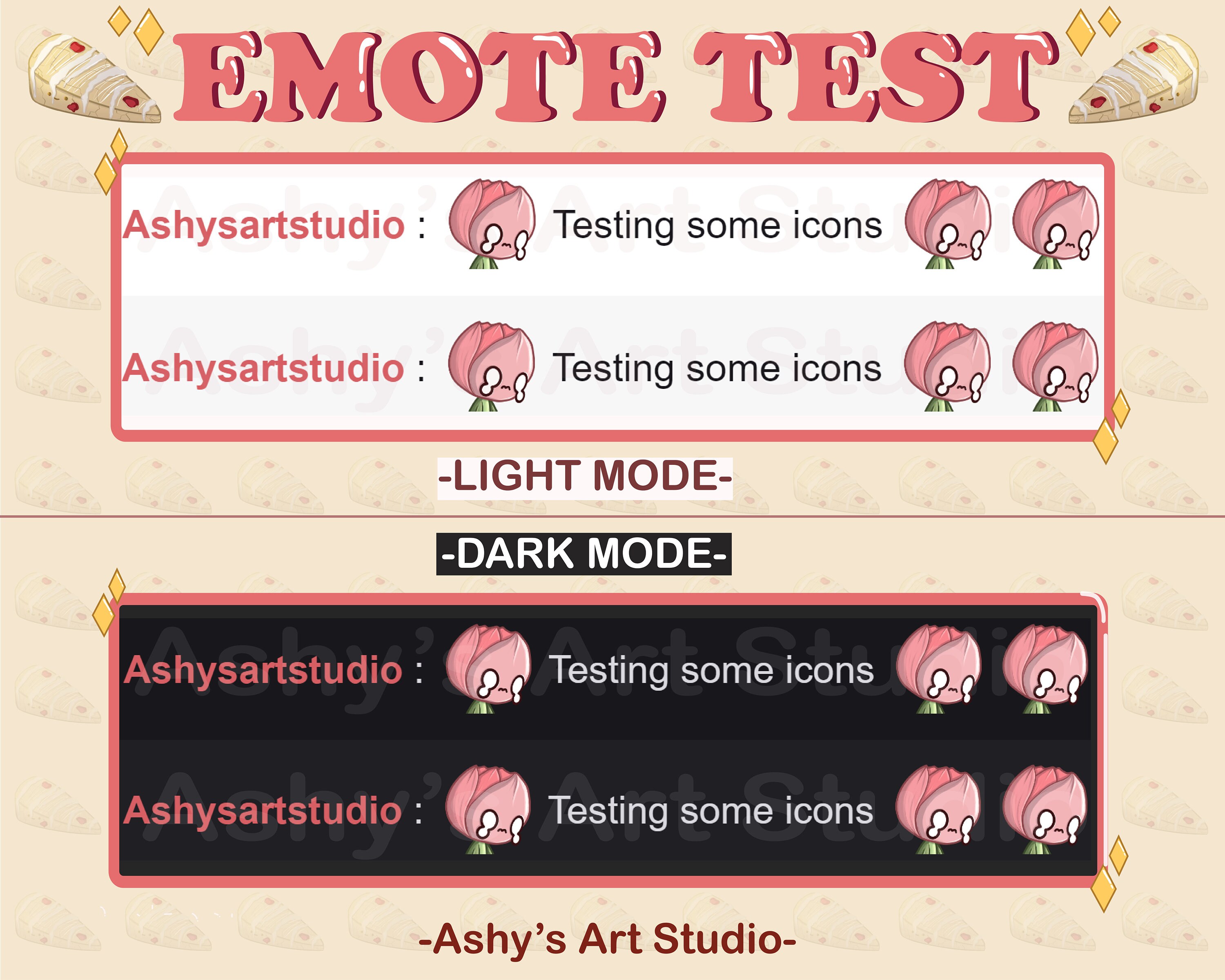 SAD TULIP EMOTE | Twitch, Youtube, Discord, Emotes, Plant Emote, Crying ...
