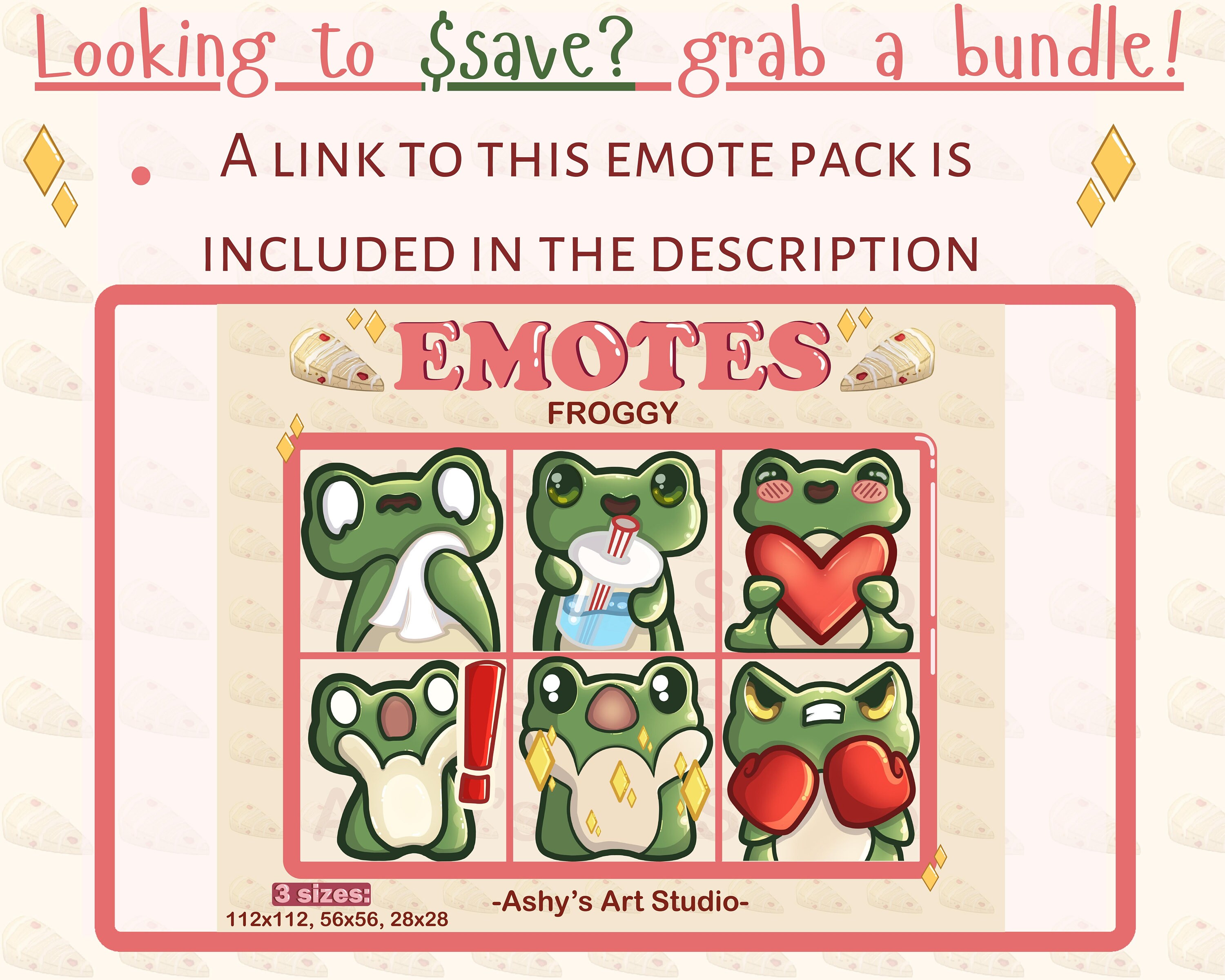 SHOCKED FROG EMOTE | Twitch | Youtube | Discord | Emote | Froggy Emote ...