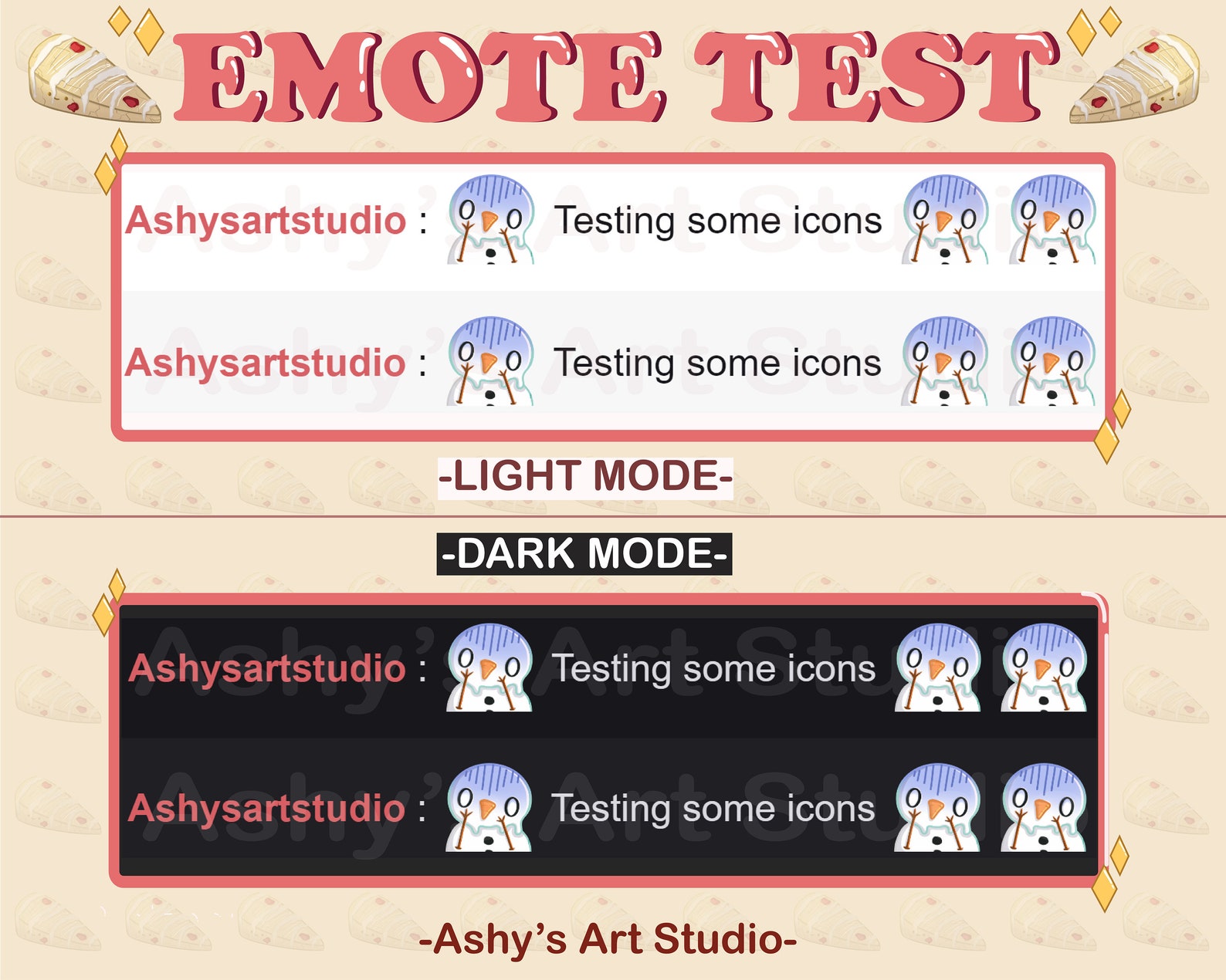 SHOCKED SNOWMAN EMOTE | Twitch, Youtube, Discord, Emotes, Winter Emote ...