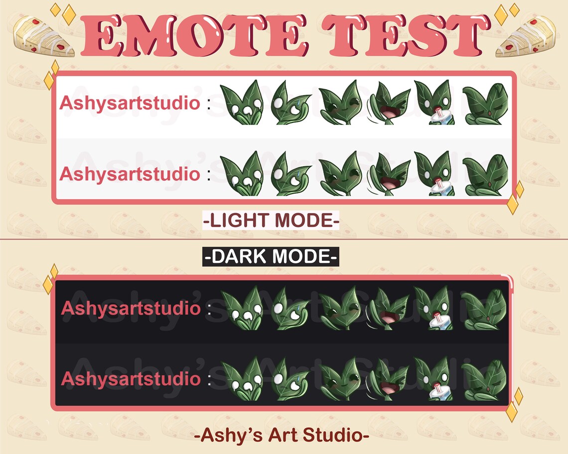 LEAF EMOTES, Twitch, Youtube, Discord, Fantasy Emotes, Emotes Bundle ...