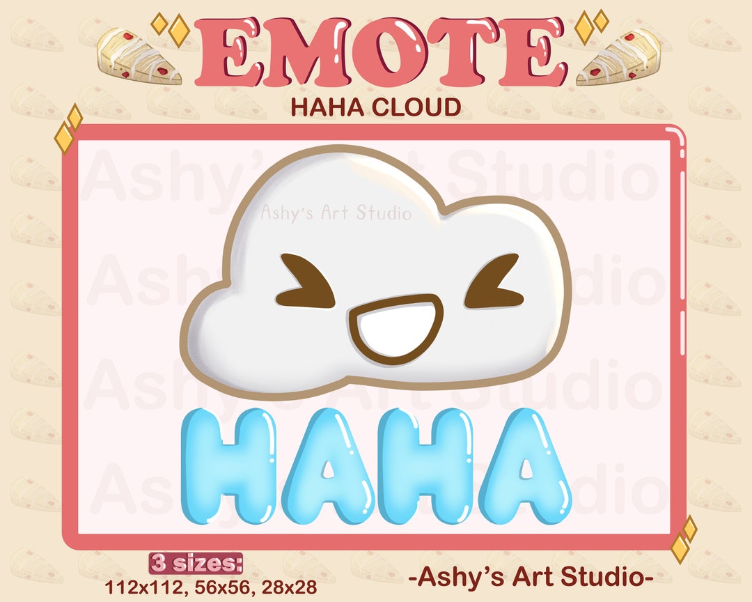 HAHA CLOUD EMOTE | Twitch, Youtube, Discord, Emotes, Cloud Emote, Funny ...