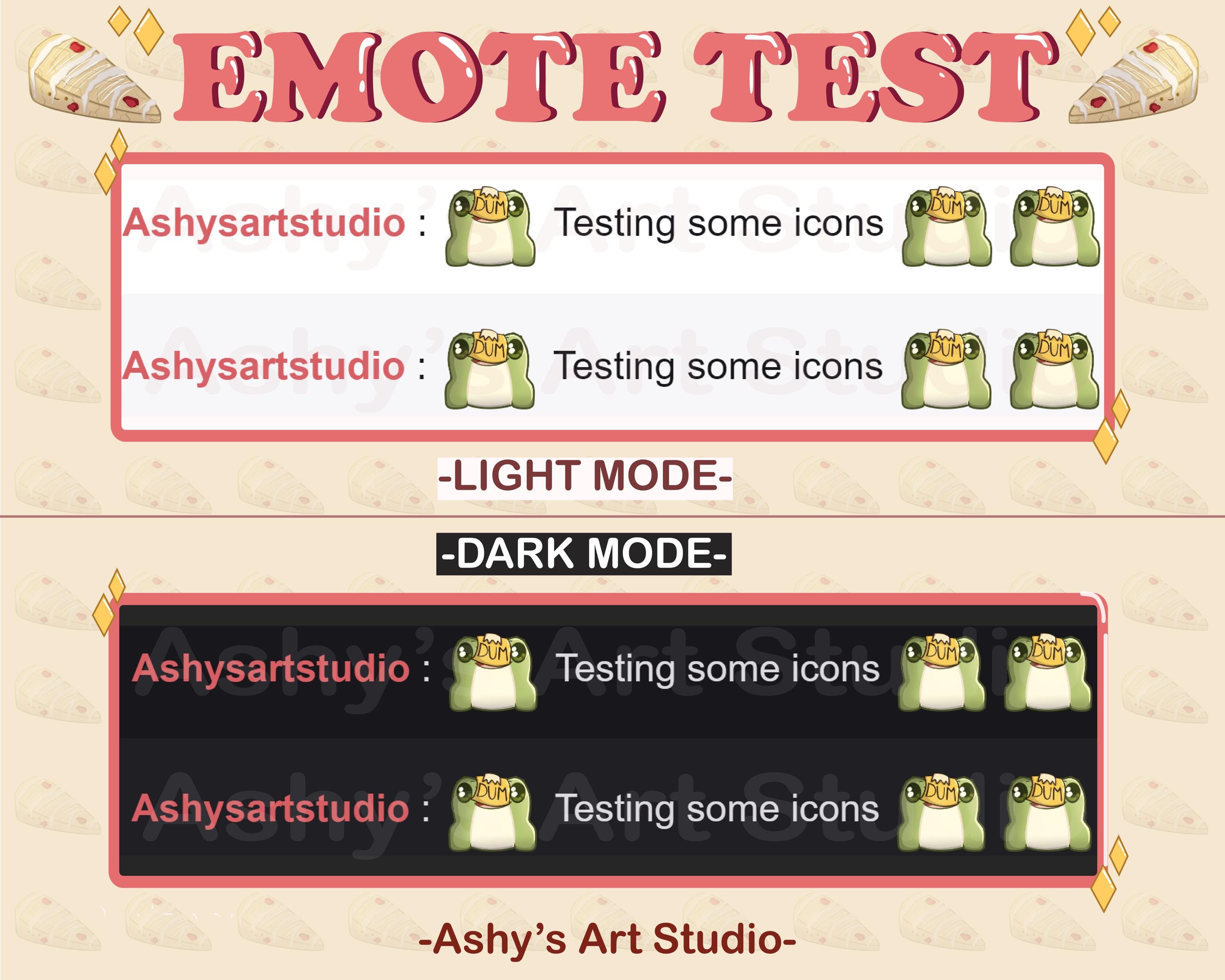 DUM TOAD EMOTE Twitch Youtube Discord Emote Toad Emote Frog Kawaii ...