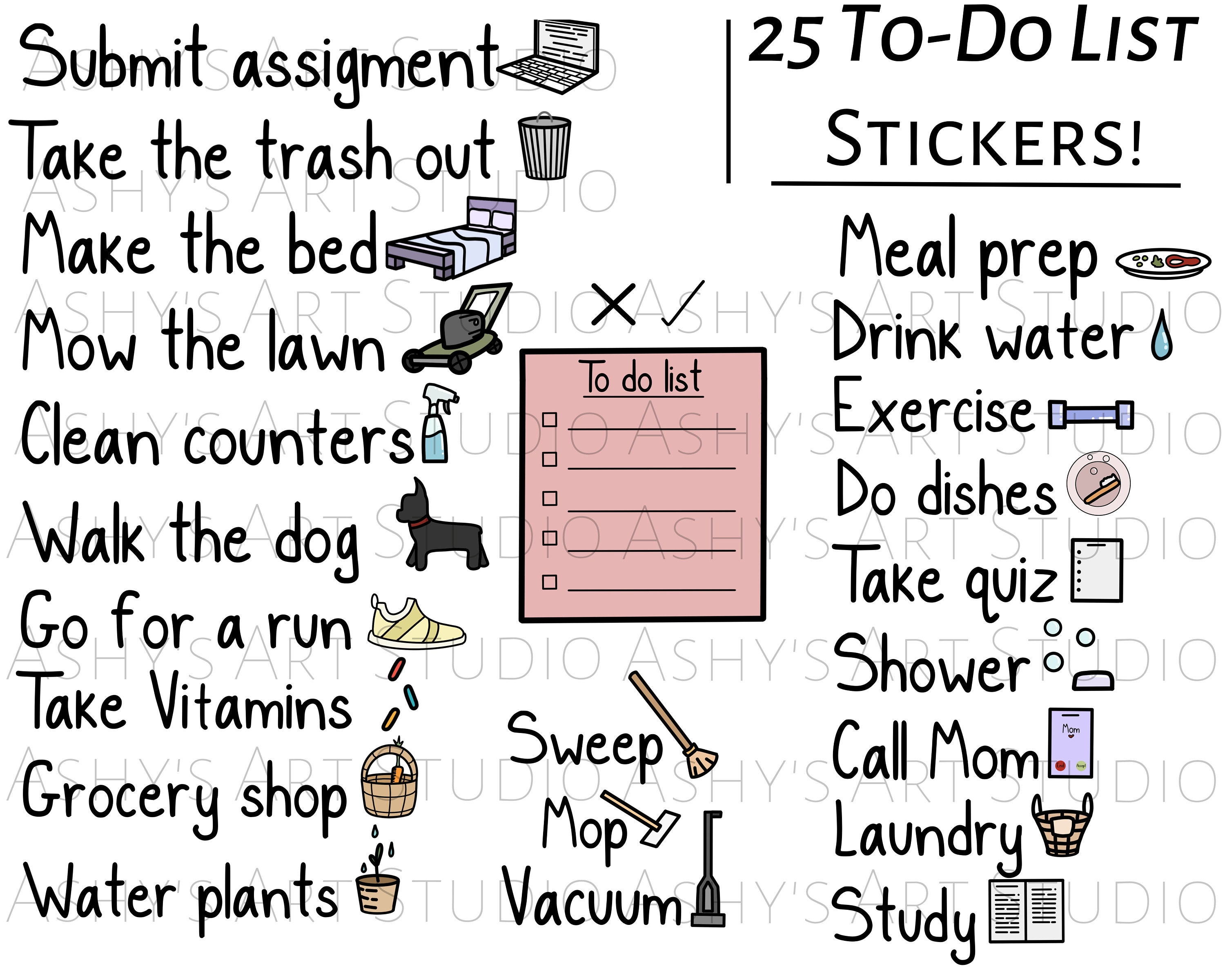 Goodnotes to Do List, Goodnotes Stickers, Goodnotes Elements, iPad ...