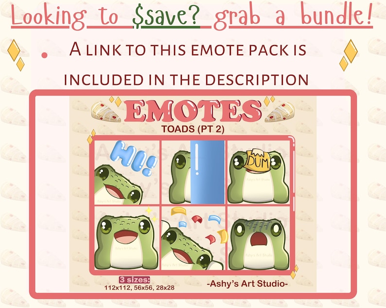 DUM TOAD EMOTE | Twitch | Youtube | Discord | Emote | Toad Emote | Frog ...