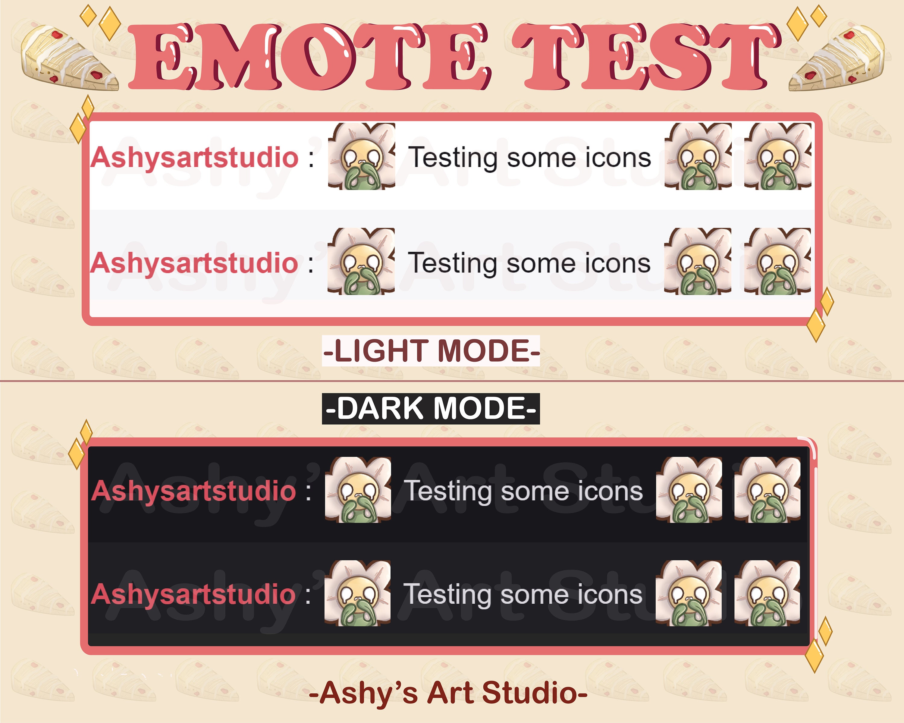 SAD FLOWER EMOTE | Twitch | Youtube | Discord | Emote | Daisy Emote ...