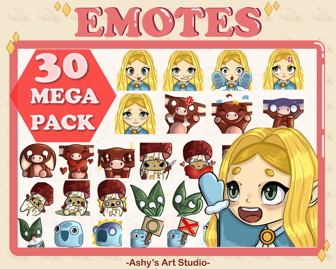 FANTASY EMOTES MEGA Pack | Twitch | Youtube, Discord, Kingdom, the ...