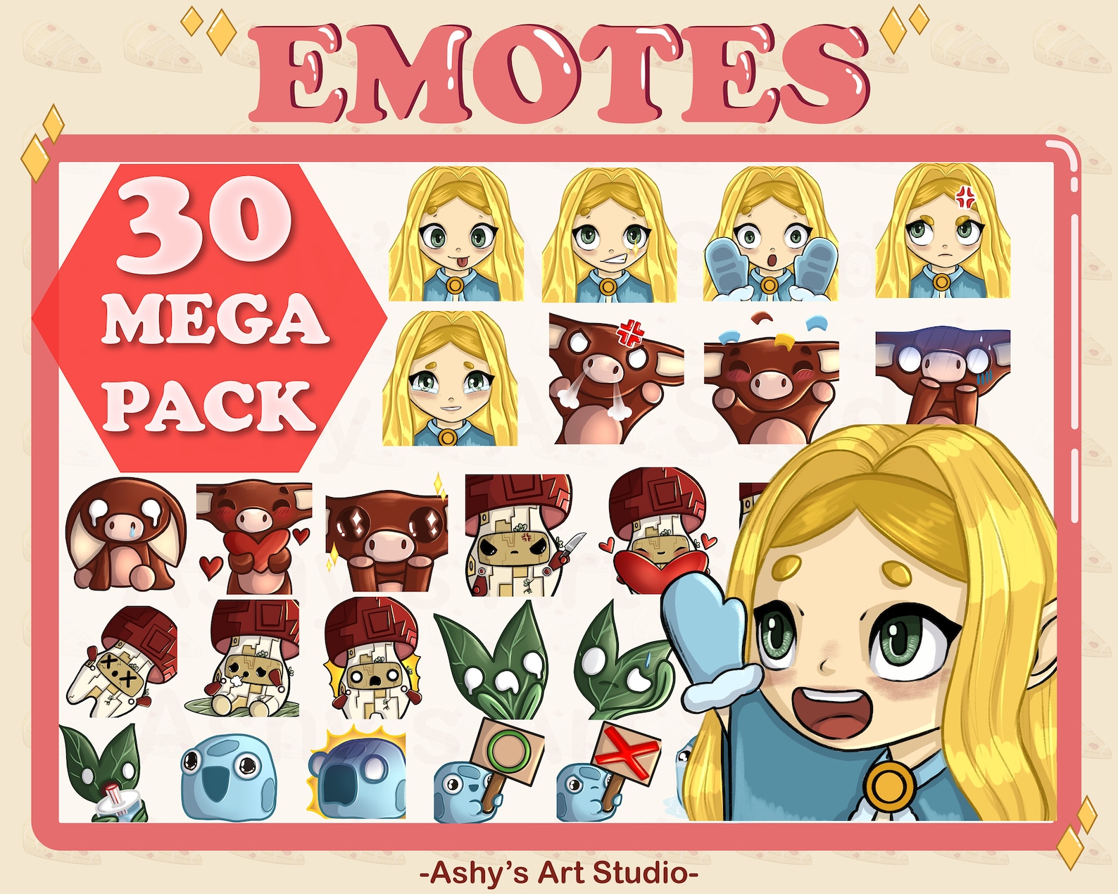 FANTASY EMOTES MEGA Pack | Twitch | Youtube, Discord, Kingdom, the ...