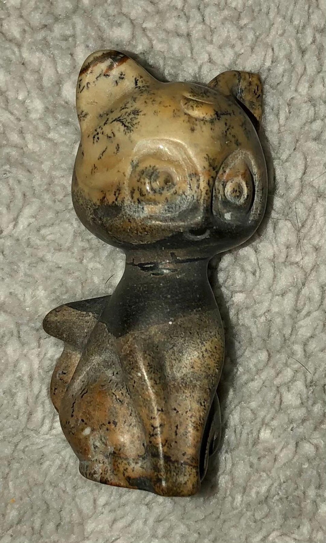 Picture Jasper Cat Carving With 3rd Eye - Etsy