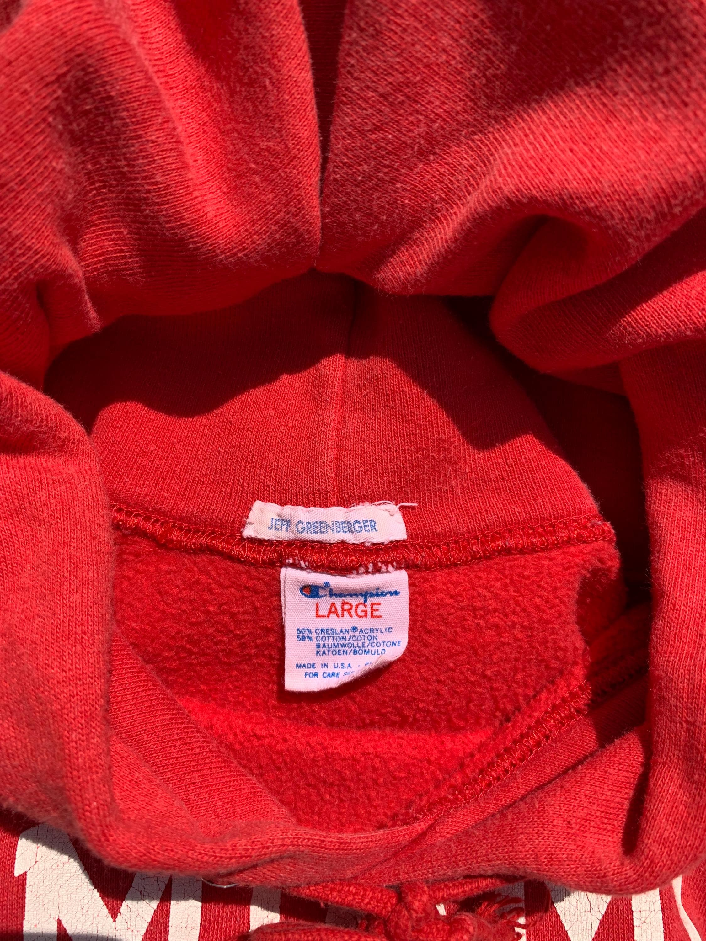 RARE Vintage 1980s Champion Miami University Raglan Hoodie and Artex ...