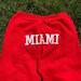 RARE Vintage 1980s Champion Miami University Raglan Hoodie and Artex ...
