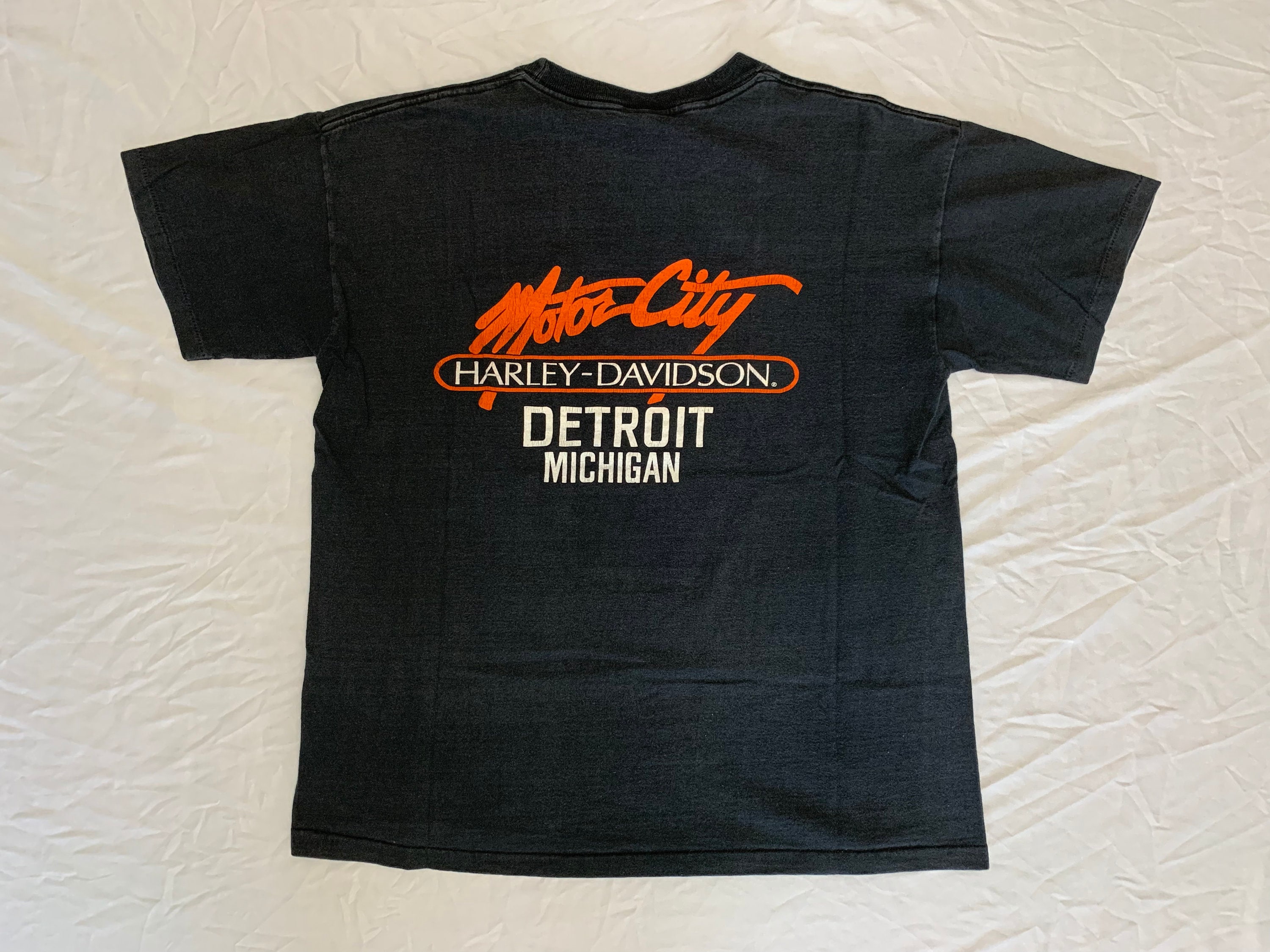 1991 Harley Davidson Motorcycle Motor City Detroit Michigan - Etsy
