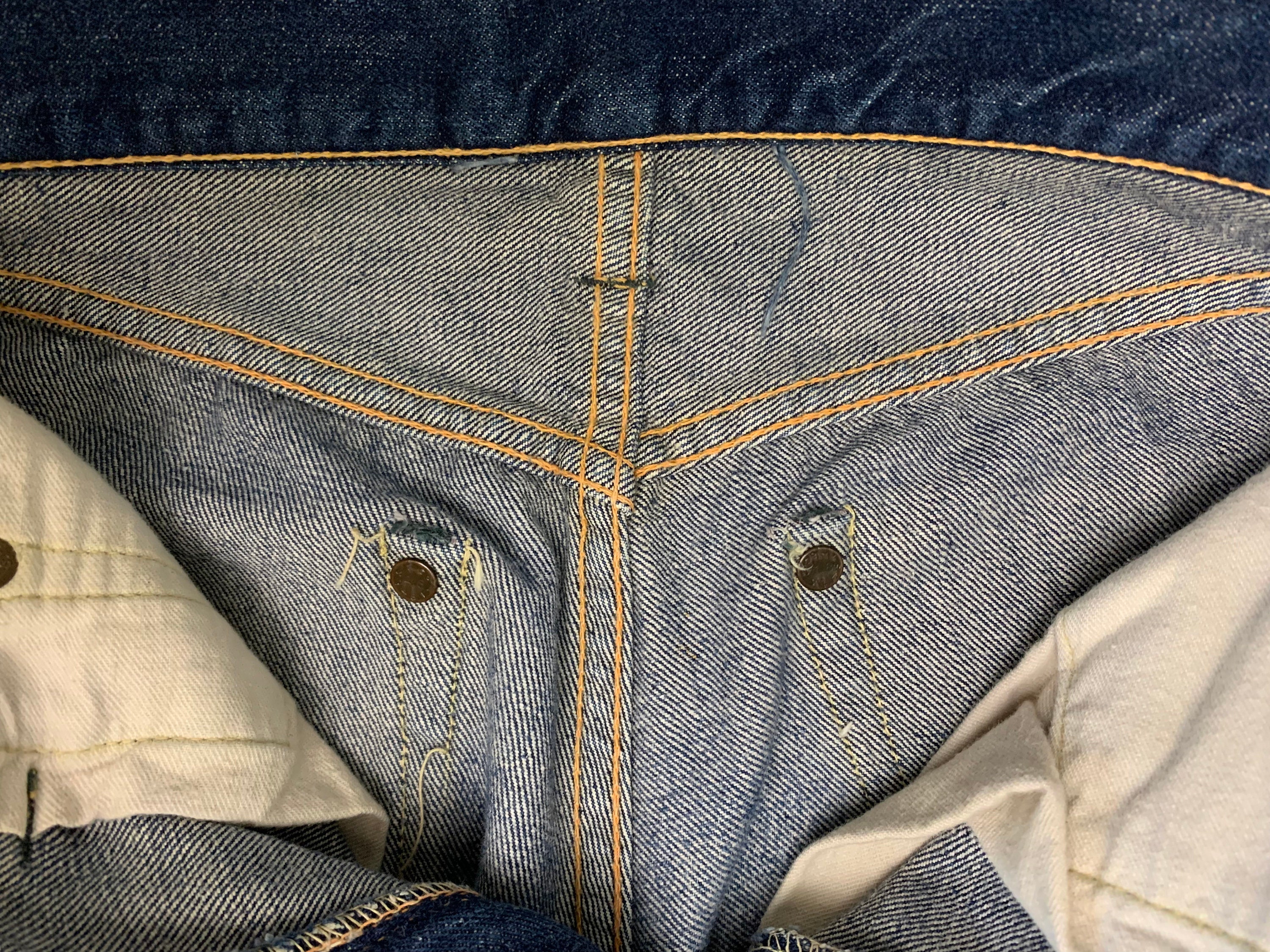 1940s 50s Selvedge Levis Gripper Zipper 23x24 - Etsy