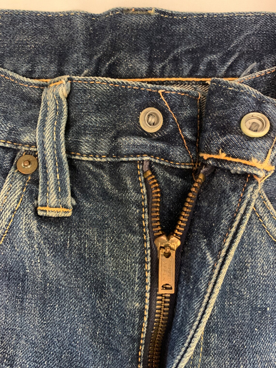 1940s 50s Selvedge Levis Gripper Zipper 23x24 - Etsy