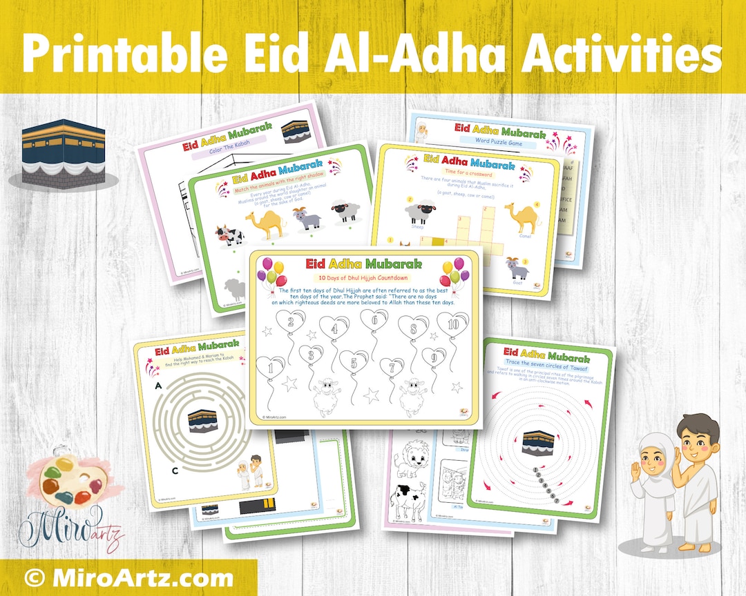 Printable Eid Al Adha Activities for Kids Eid Activities Eid Ul Adha ...