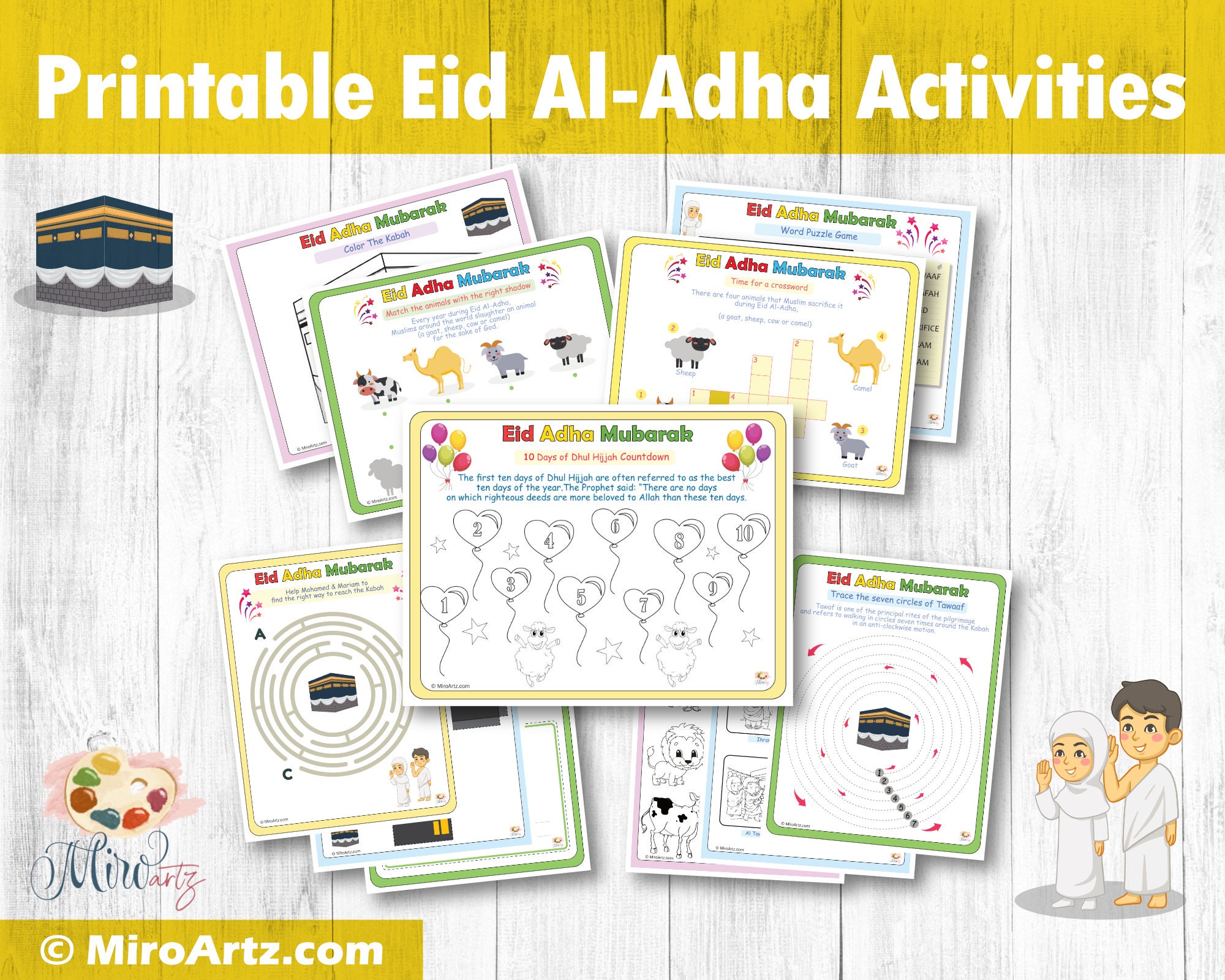 Printable Eid Al Adha Activities for Kids Eid Activities Eid Ul Adha ...