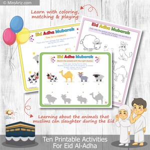 Printable Eid Al Adha Activities for Kids Eid Activities - Etsy