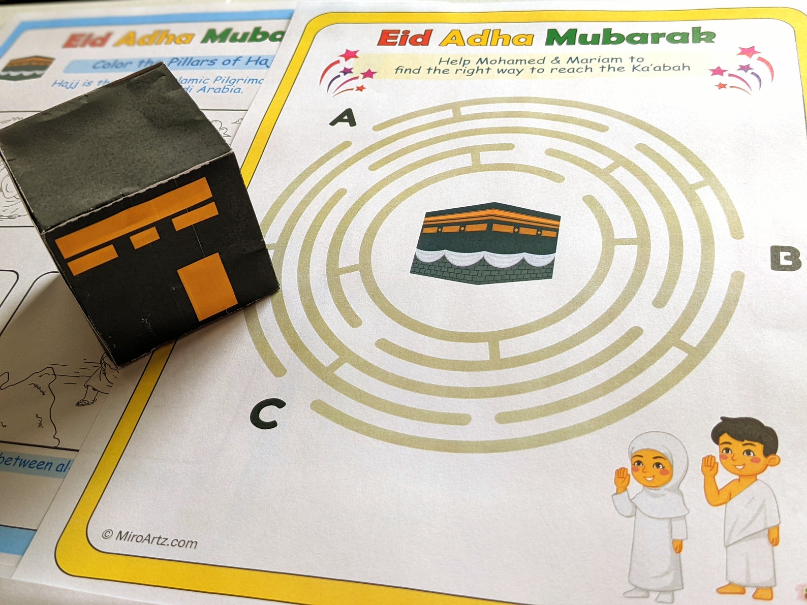 Printable Eid Al Adha Activities for Kids: Hajj Games (PDF) - Etsy