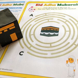 Printable Eid Al Adha Activities for Kids: Hajj Games (PDF) - Etsy