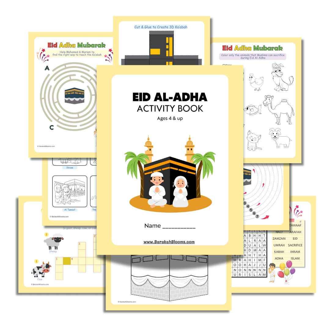 Printable Eid Al Adha Activities for Kids: Hajj Games (PDF) - Etsy