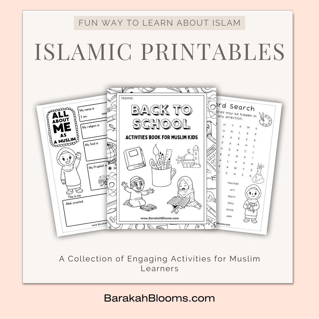 Printable Back to School Activities | Sunday School | Islamic ...