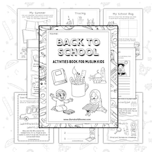 Islamic Back to School Activity Book for Muslim Kids (printable) - Etsy