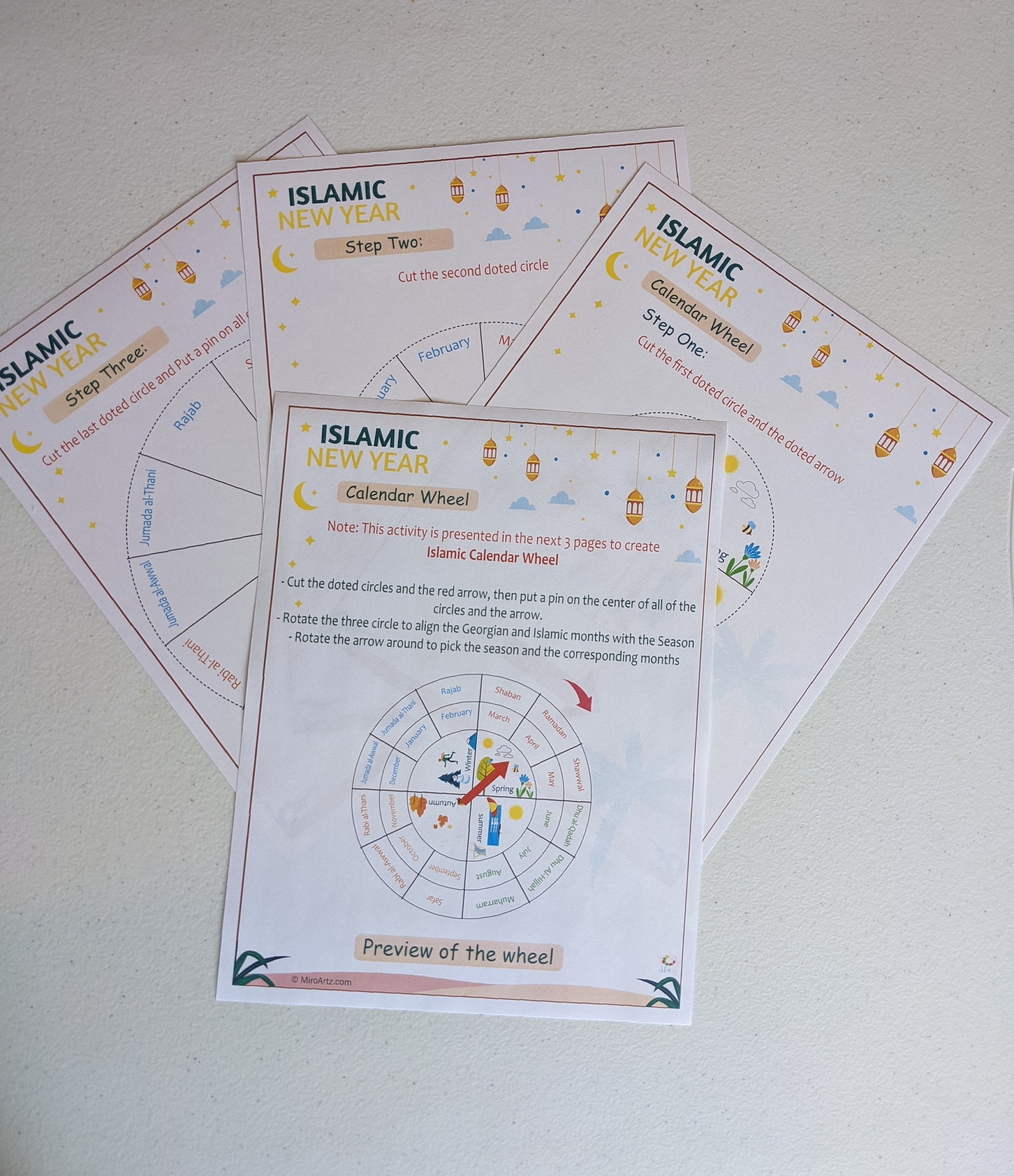 Printable Islamic Activities for Kids | Hijrah & Islamic New Year ...