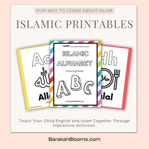 Printable Islamic Alphabet | Islamic Activities for Kids | First ...