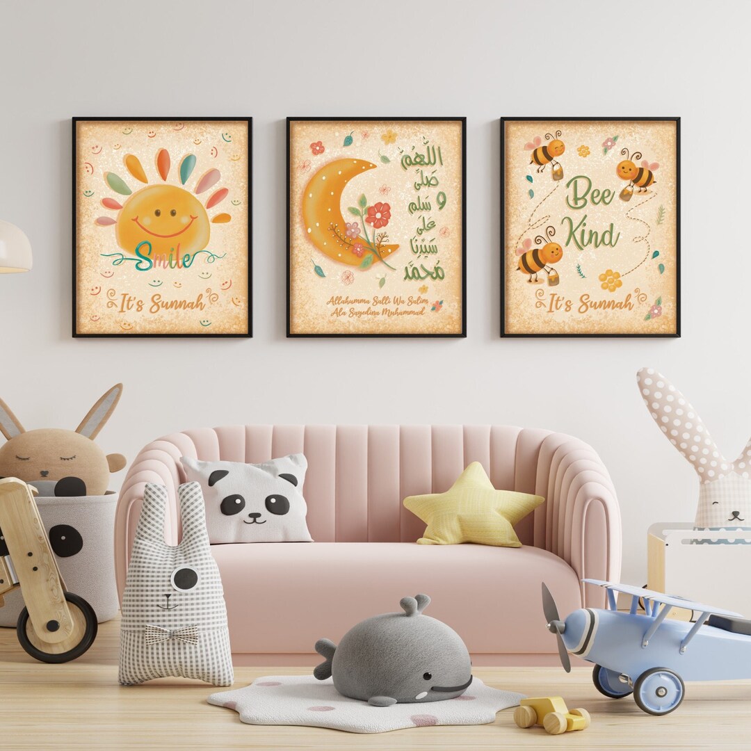 Set of (3) Printable Islamic Arts, Prophet Muhammad's (SAAW) Sunnah ...