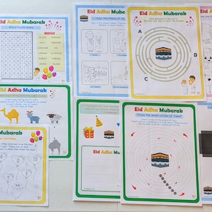 Printable Eid Al Adha Activities for Kids: Hajj Games (PDF) - Etsy