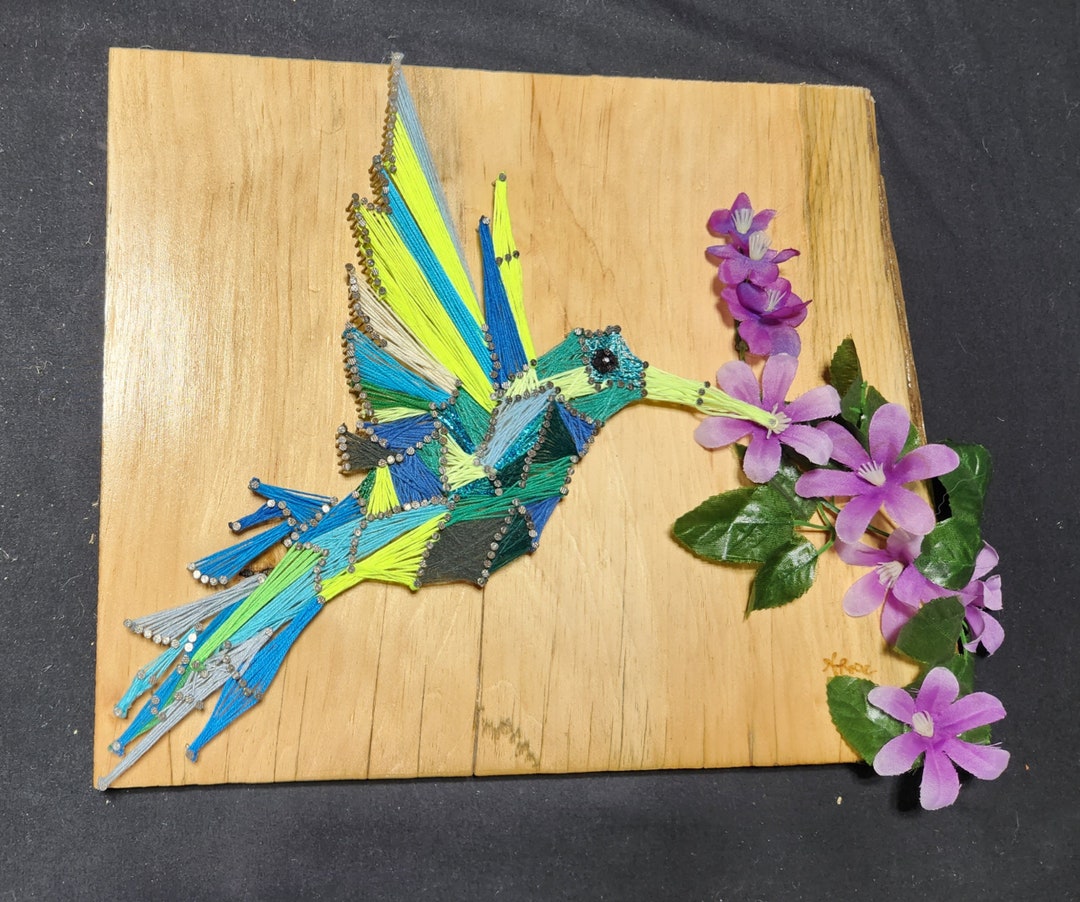 Hummingbird String Art - Etsy