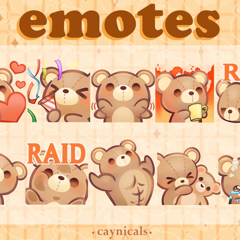 Chibi Teddy Bears - Etsy