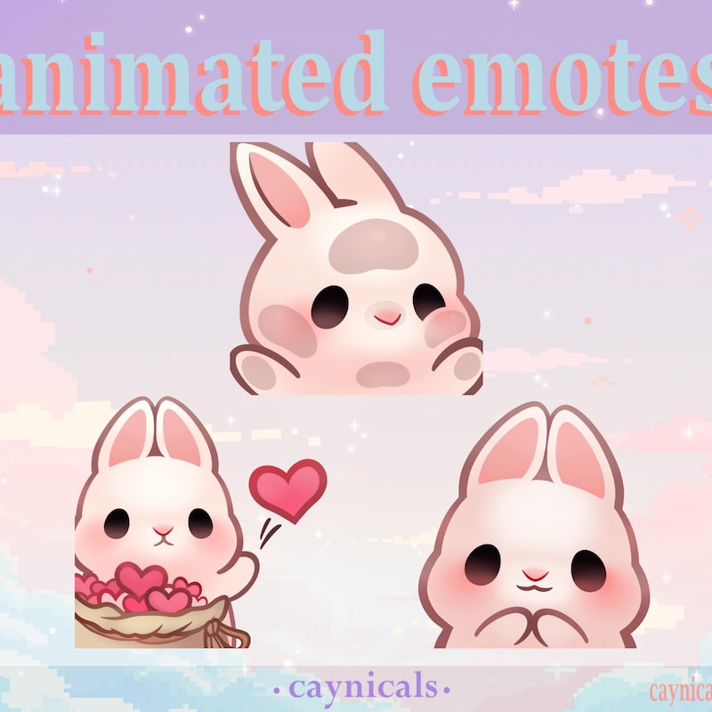 Cute Bunny Drawing Kawaii - Etsy UK
