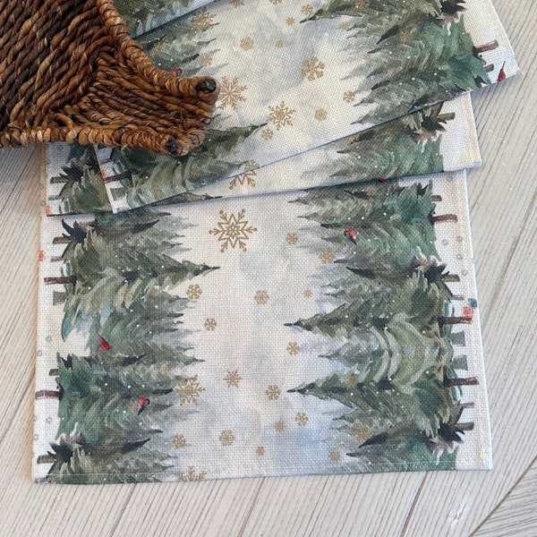 Winter Table Runner - Etsy