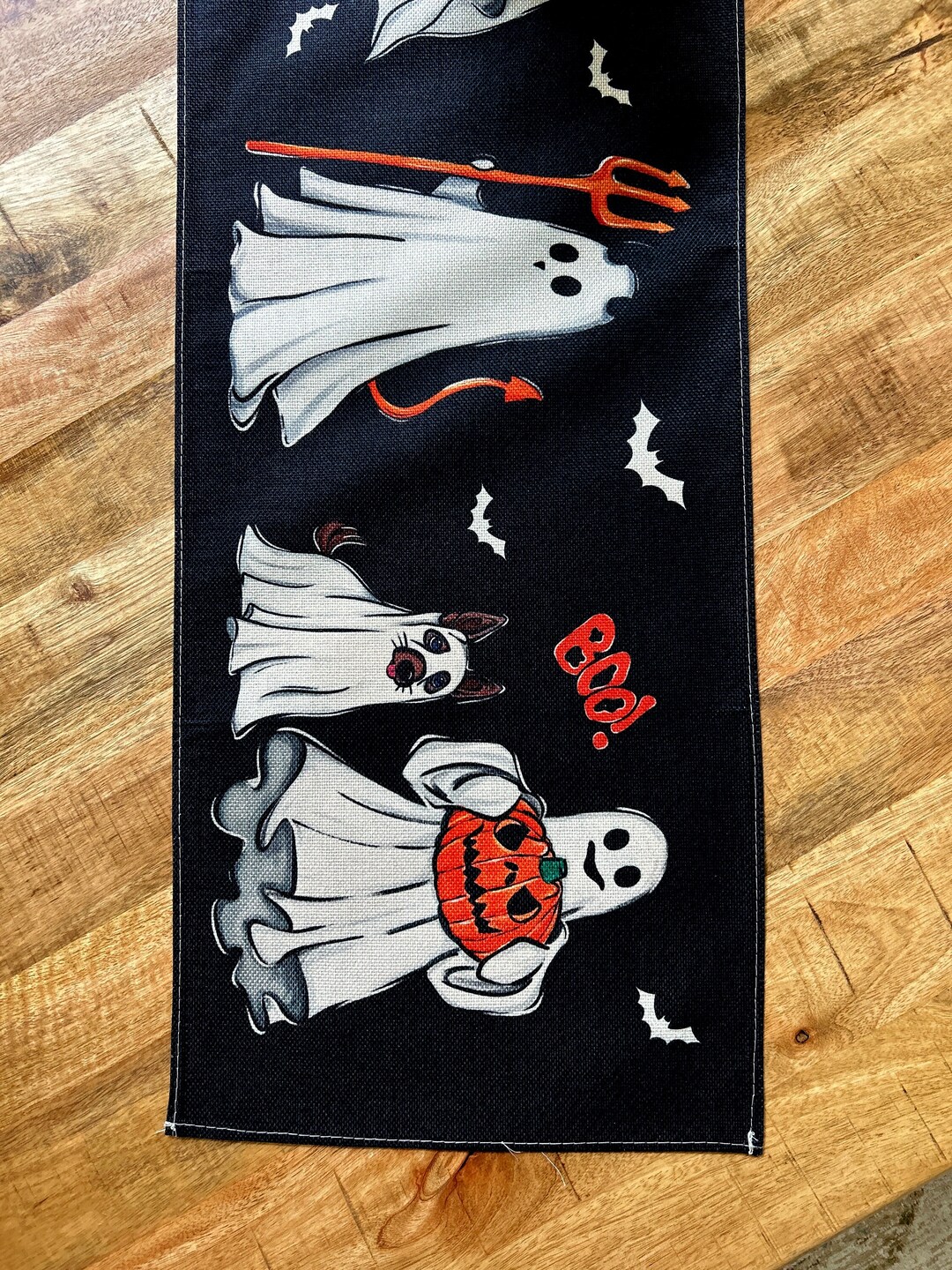 Halloween Table Runner Halloween Home Decor Halloween Decor Ghost Table ...