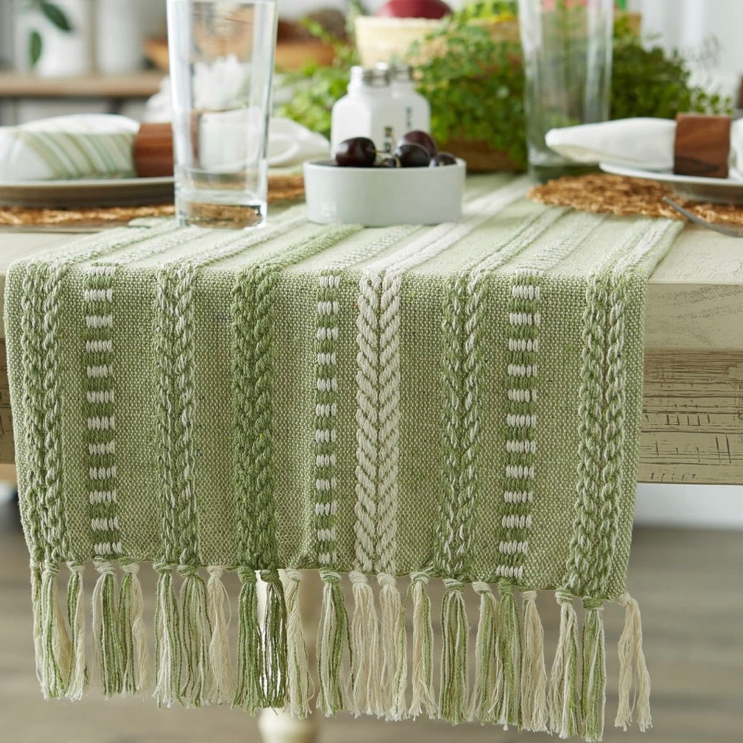 St Patrick Table Runner Table Runner Green Table Runner Handmade Table ...