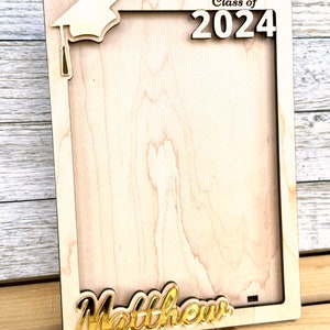 Personalized Graduation Frame, Graduation Photo Holder, Custom Gift for ...