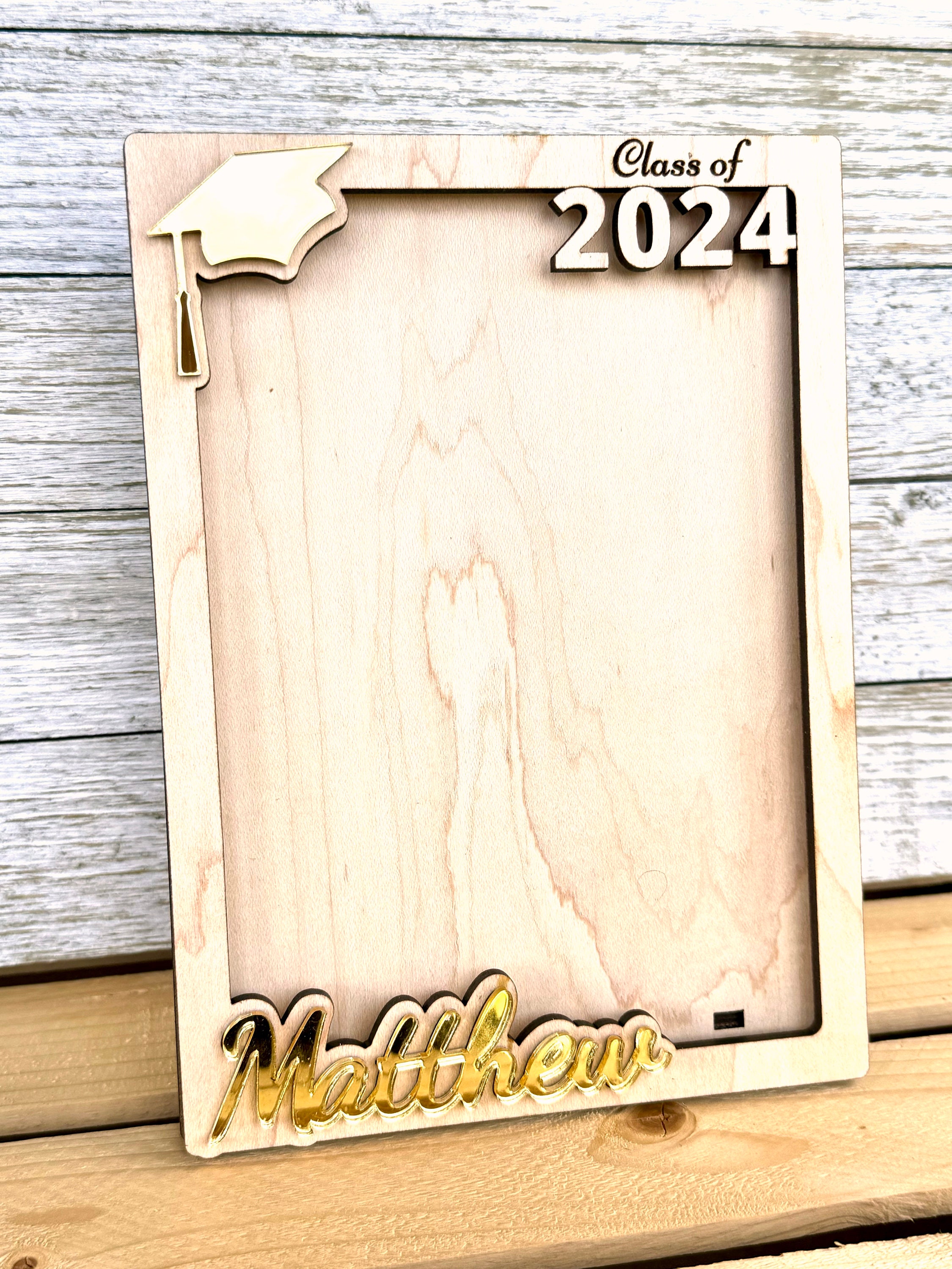 Personalized Graduation Frame, Graduation Photo Holder, Custom Gift for ...