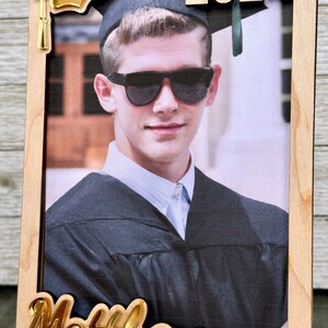 Personalized Graduation Frame, Graduation Photo Holder, Custom Gift for ...