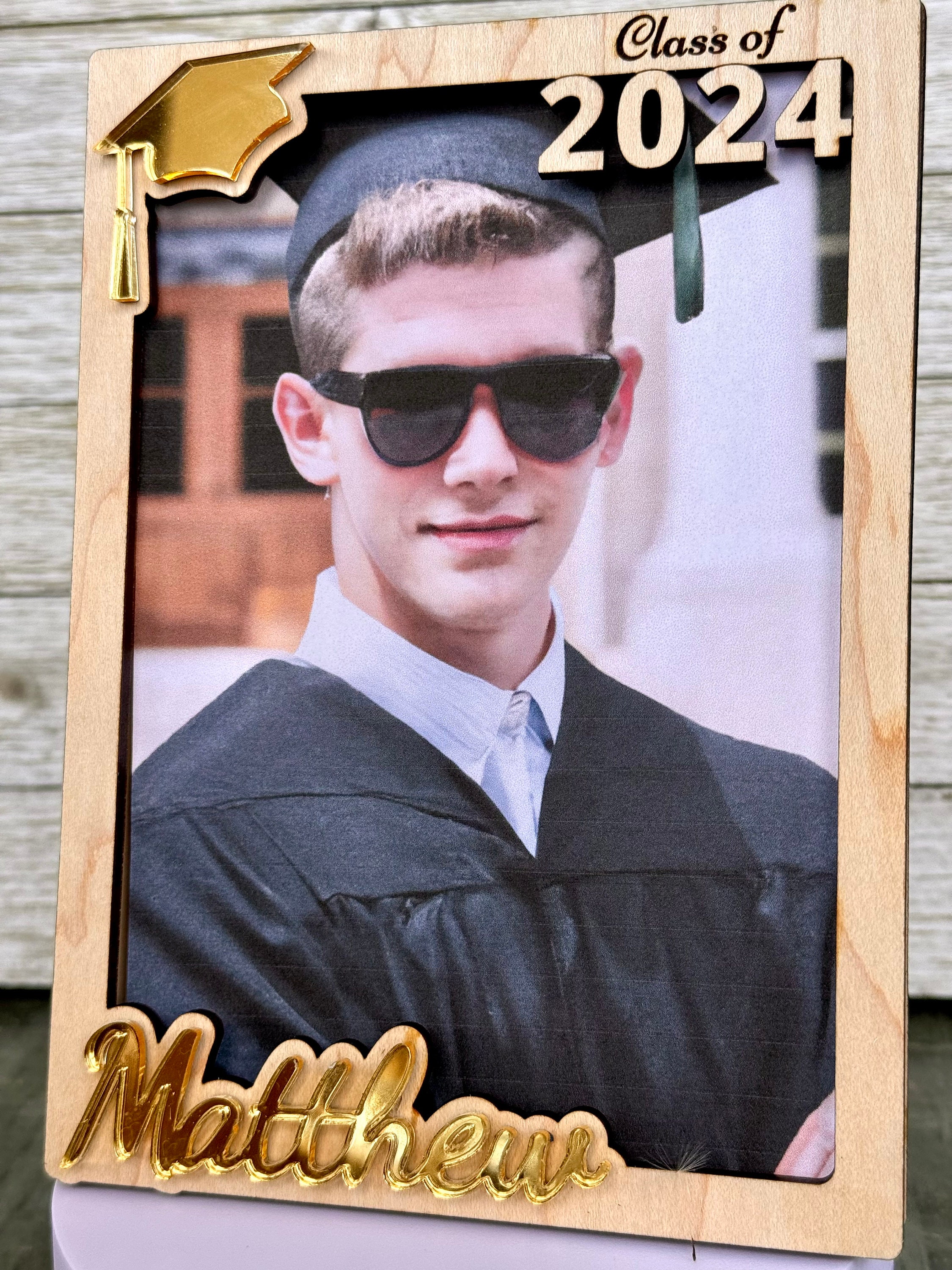 Personalized Graduation Frame, Graduation Photo Holder, Custom Gift for ...