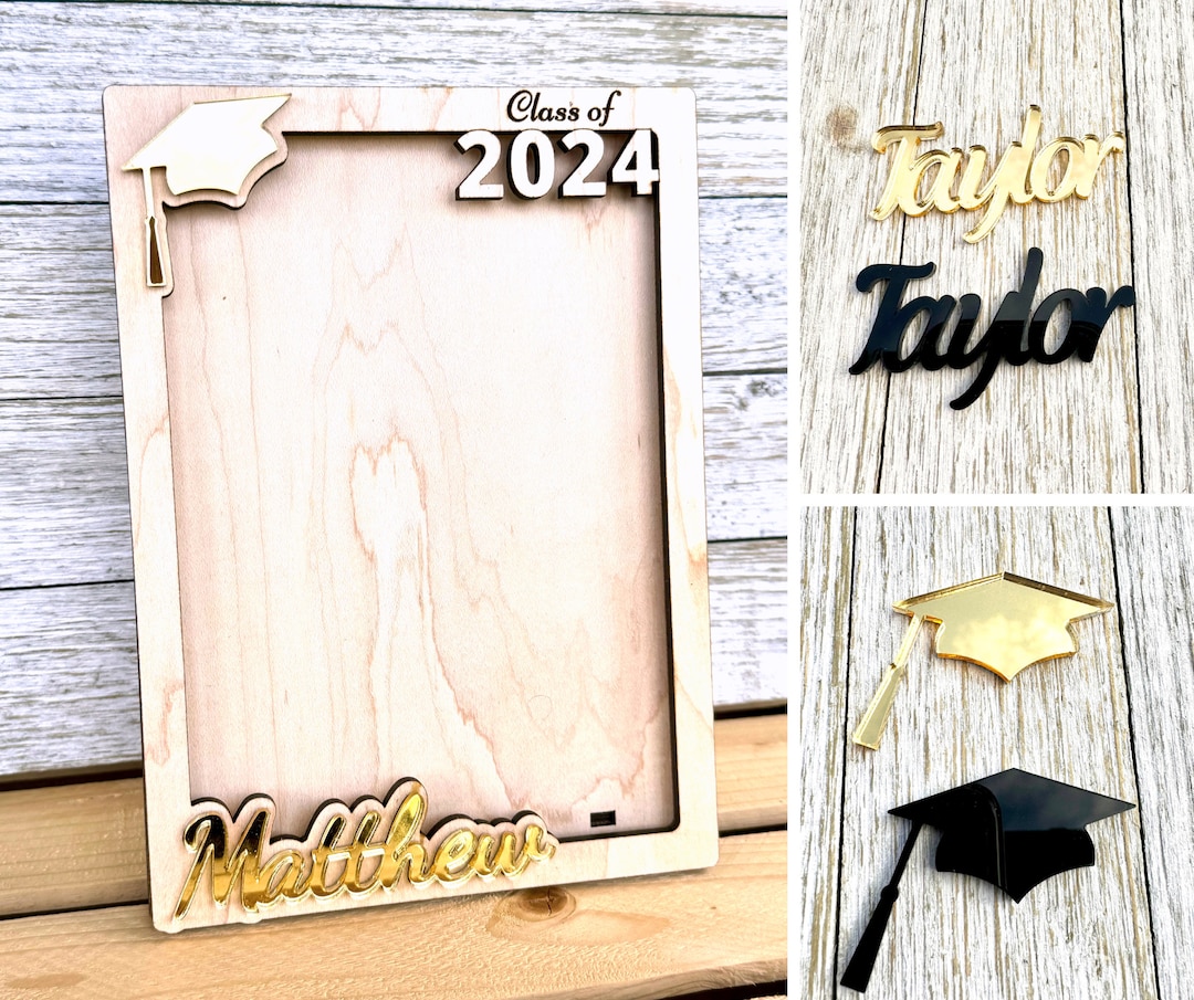 Personalized Graduation Frame, Graduation Photo Holder, Custom Gift for ...