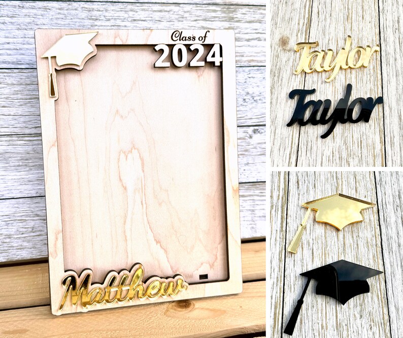 Personalized Graduation Frame, Graduation Photo Holder, Custom Gift for ...