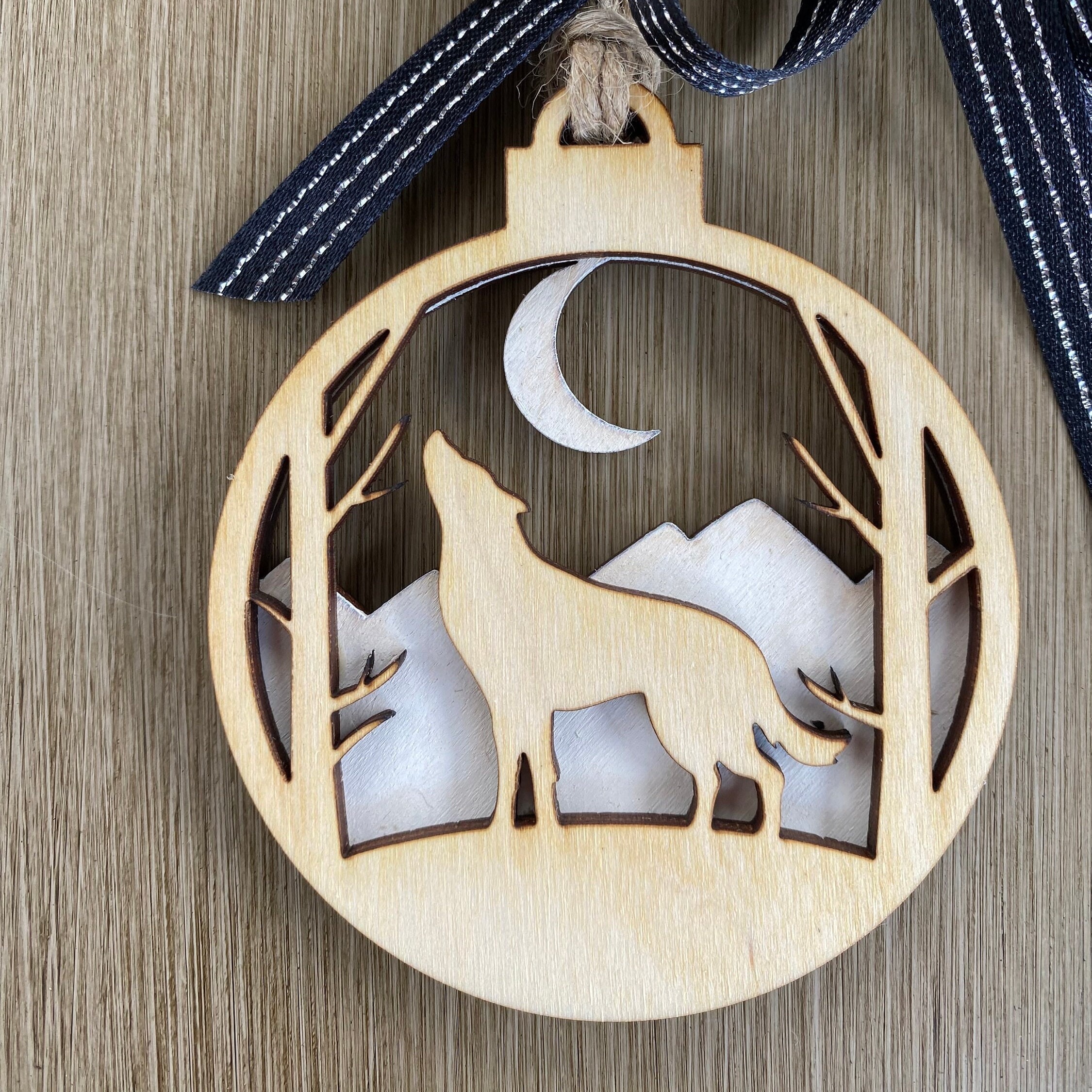 Handmade Woodland Animals Ornament Laser Cut Wooden - Etsy