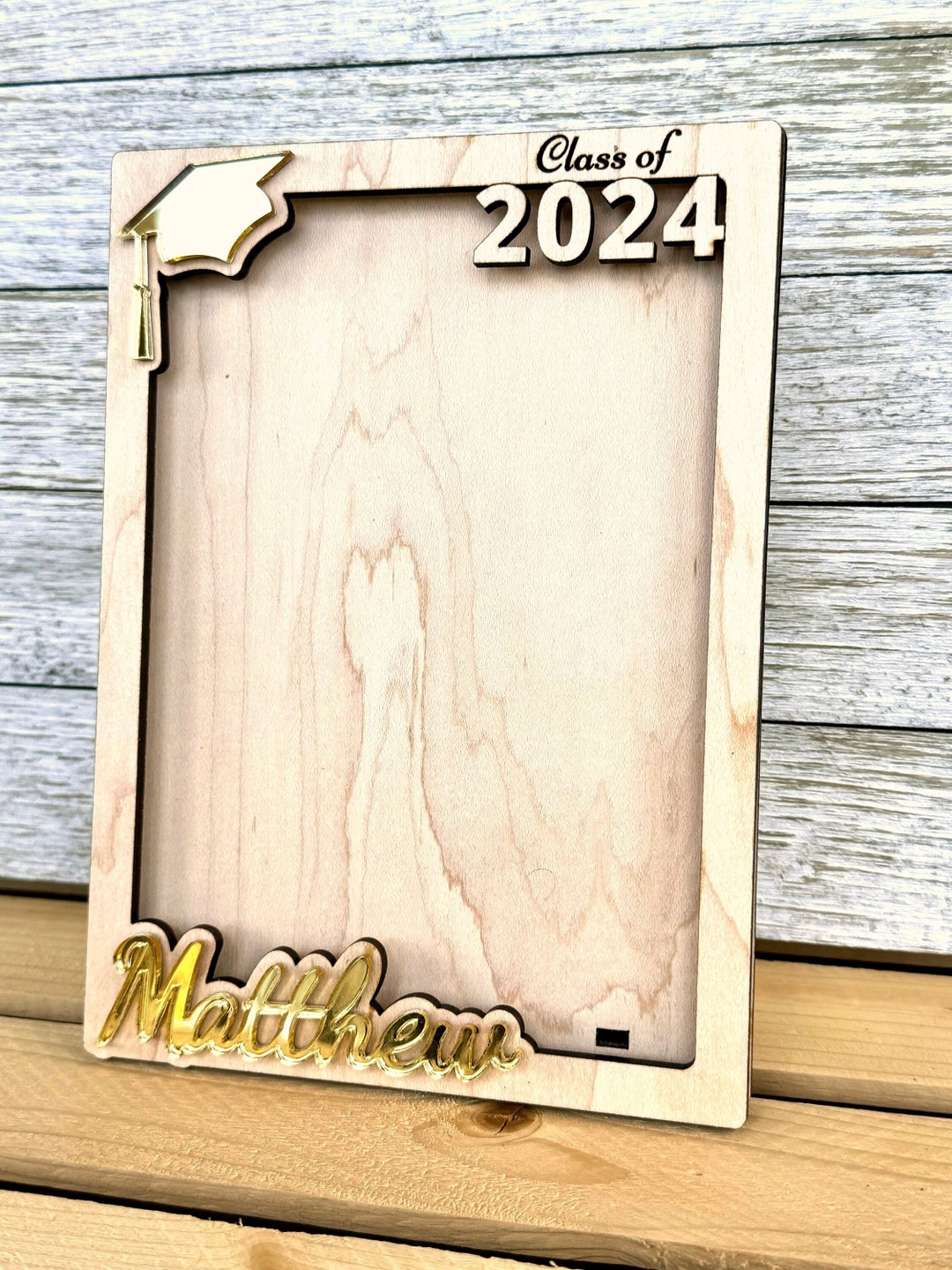 Personalized Graduation Frame, Graduation Photo Holder, Custom Gift for ...